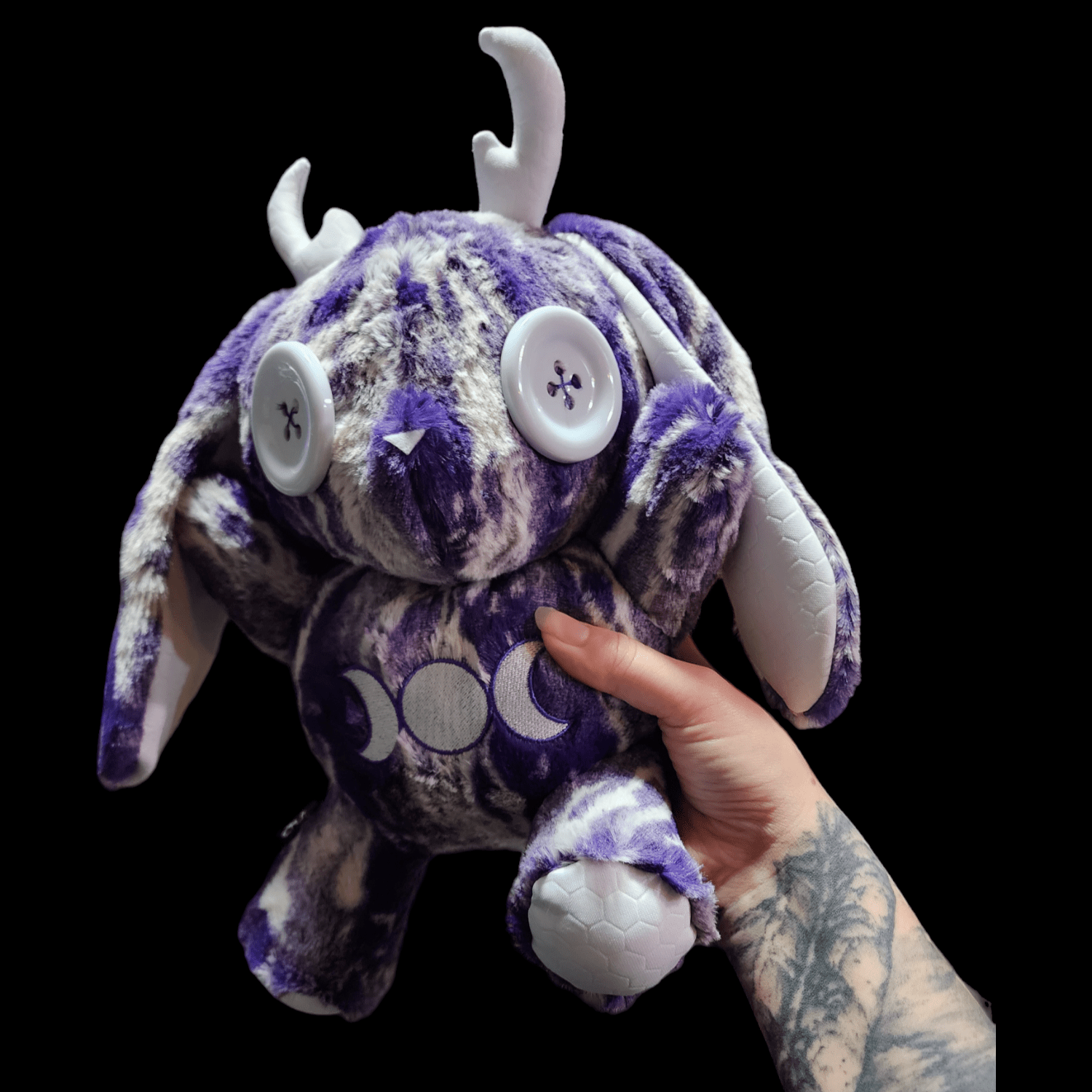 Weighted Celestial Jackalope Plush - Zinnia - Venom Doll Plushies