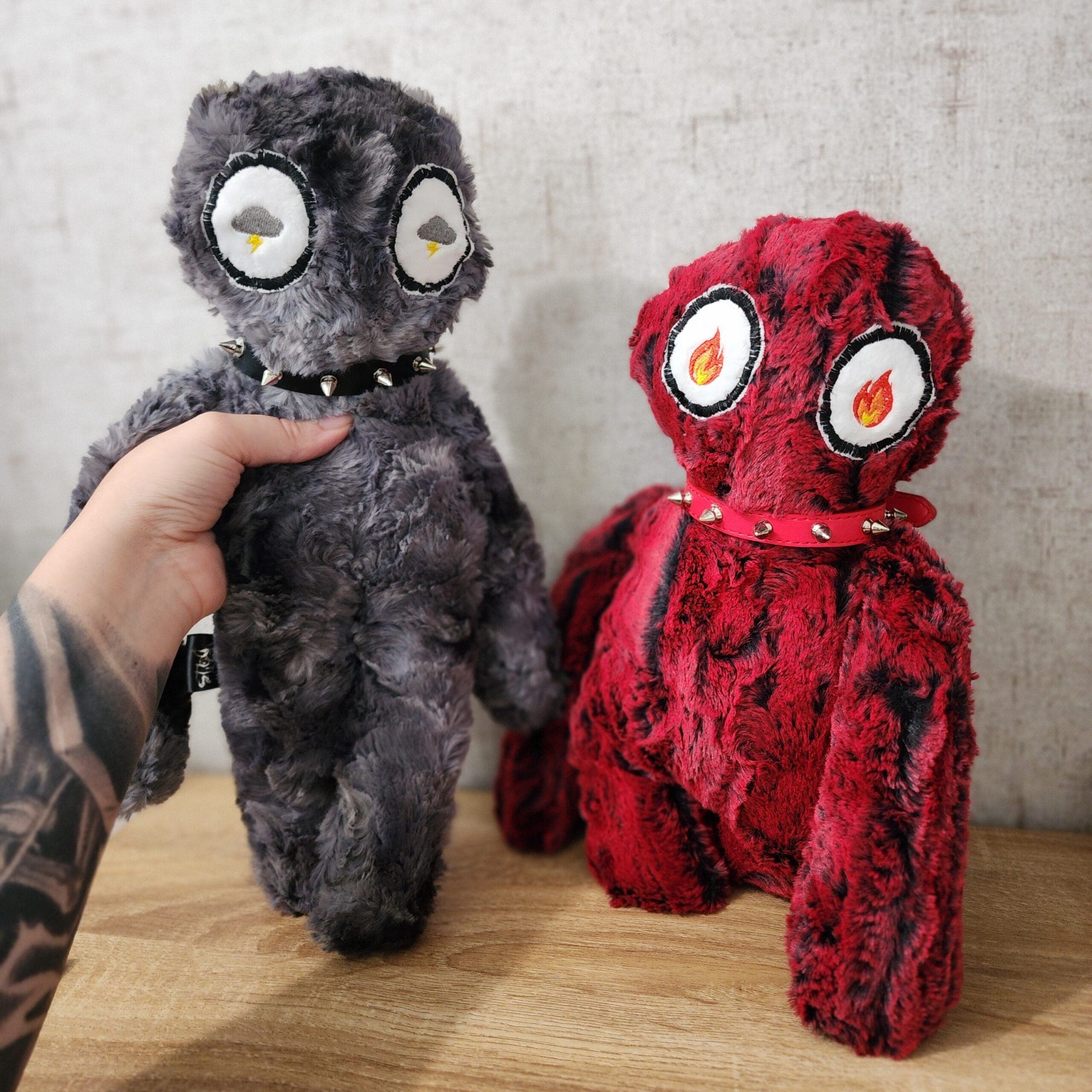DOOM & GLOOM - Heavily Weighted Plush Set - Venom Doll Plushies