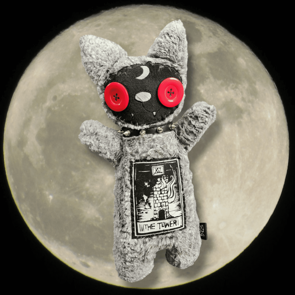Tarot Kittens: The Werewolf Pack Edition - The Tower - Venom Doll Plushies
