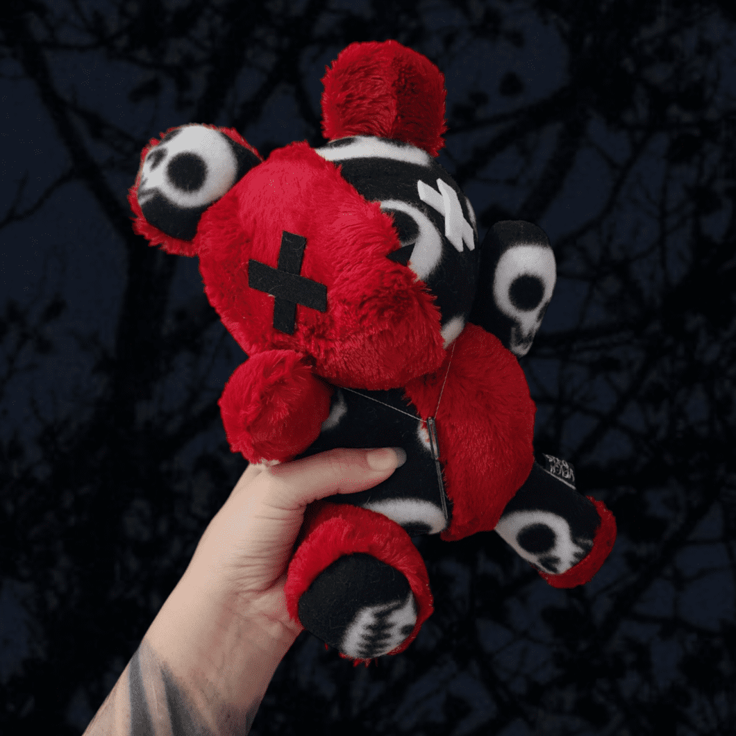 DEADY BEAR - Skulls & Blood - Venom Doll Plushies