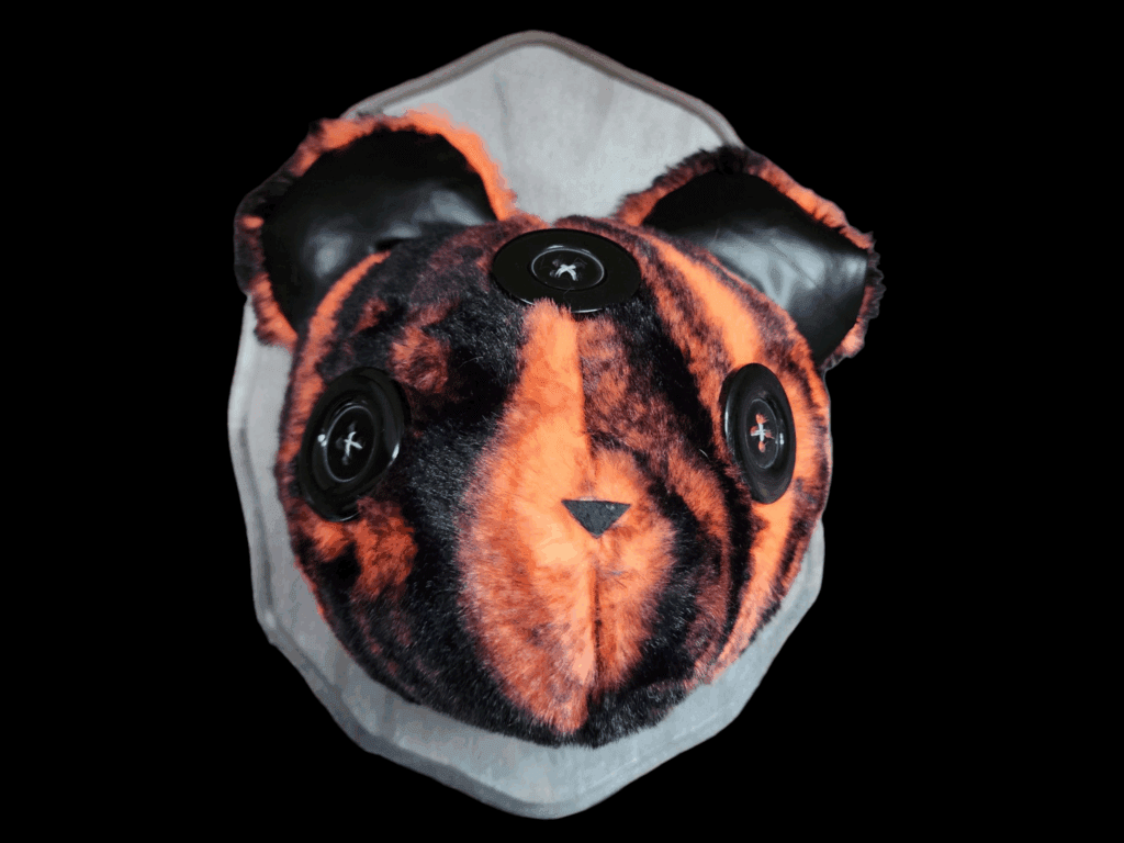 UV Blaze Alien Bear Vegan Taxidermy - Venom Doll Plushies